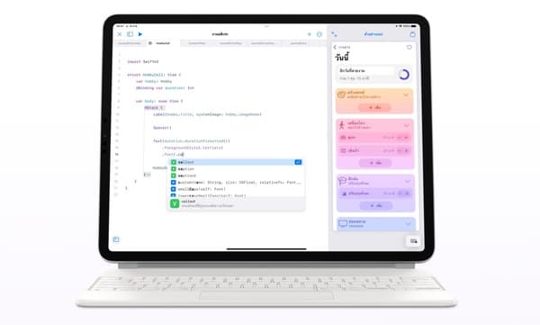 iPad ก็เขียนโค้ดได้จริงหรอ? | Swift Coding Club TH